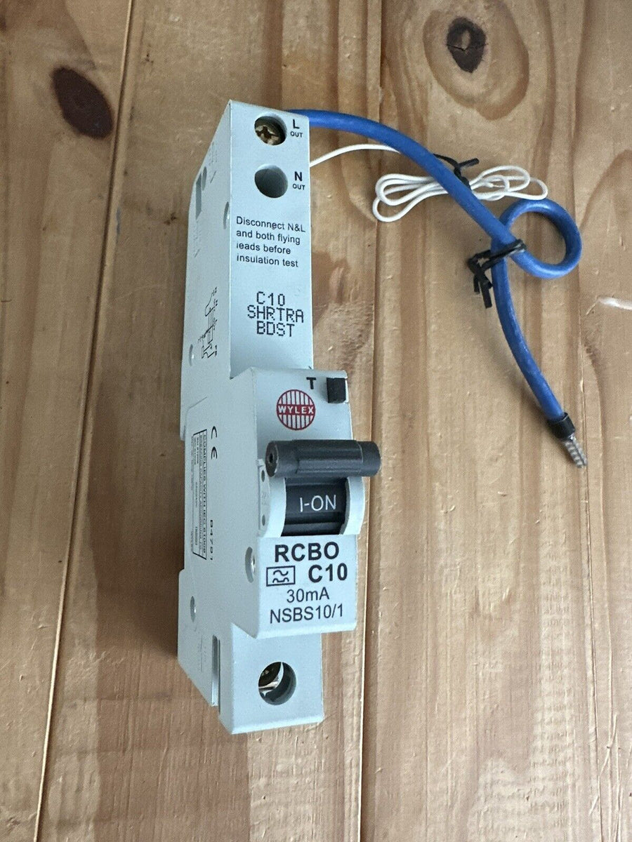Wylex 10A 30MA C10 TYPE C NSBS10/1 RCBO 1 POLE – PRO BREAKERS