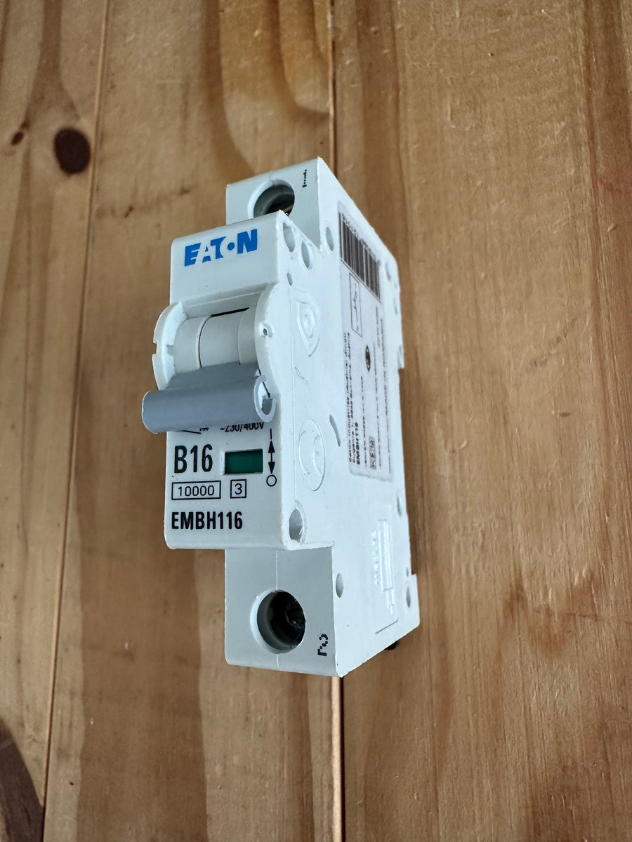 EATON EMBH116 16A TYPE B B16 MCB MEMSHIELD3 1 POLE – PRO BREAKERS