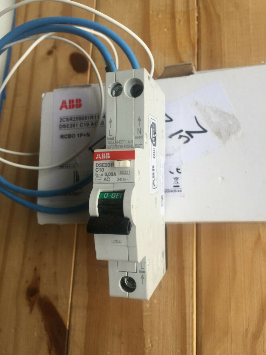 ABB 10A 30MA DSE201 C10 TYPE C RCBO 2CSR255051R1104 1 SINGLE POLE – PRO BREAKERS