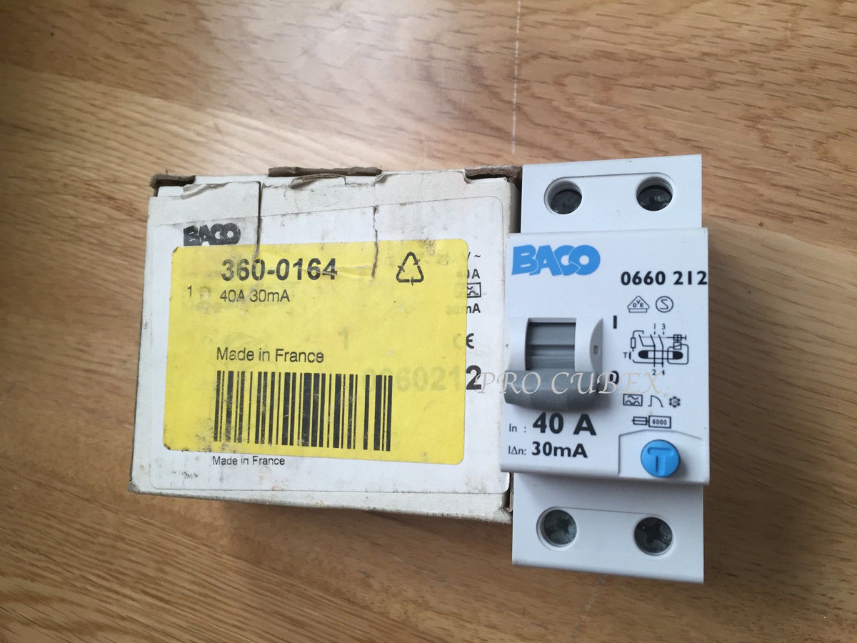 BACO 40A 30MA 2 POLE RCD RCCB 0660212 – PRO BREAKERS