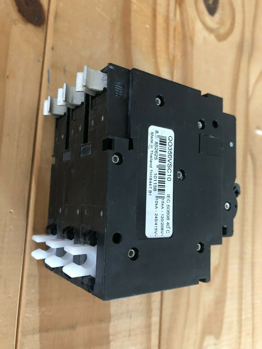 Square D QO350VSC10 50 Amp Type C QOvs 3 Pole 415 Volt 10kA Circuit Br – PRO BREAKERS