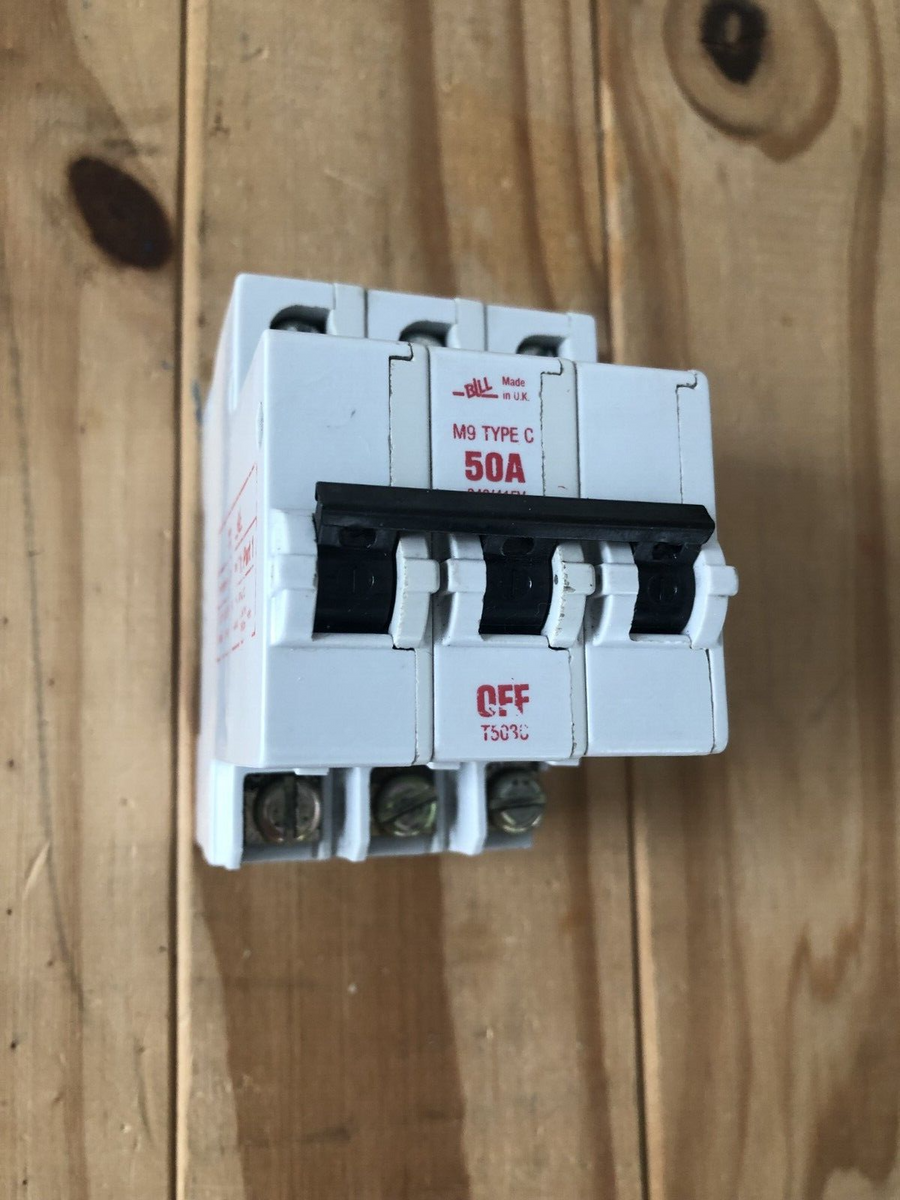 BILL MEM EATON T503C M9 50A TYPE C 240/415V 3 POLE MCB – PRO BREAKERS