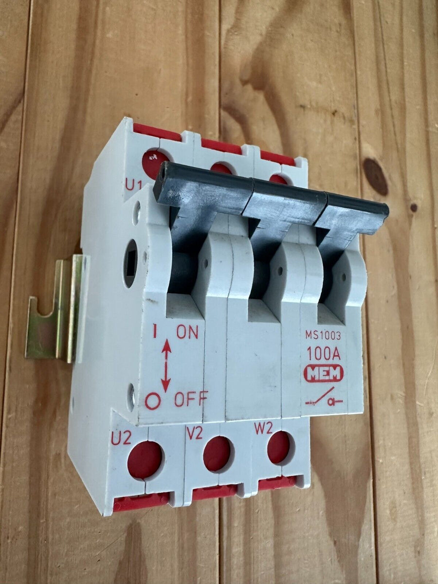 MEM Eaton 100 Amp Main Switch 100A Triple Pole 3 Phase Memshield 2 Del ...