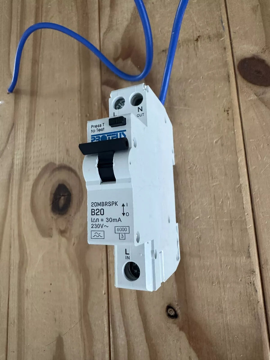 Proteus 20MBRSPK RCBO 20 Amp 30mA Type B 20A B20 Compact Type AC – PRO ...