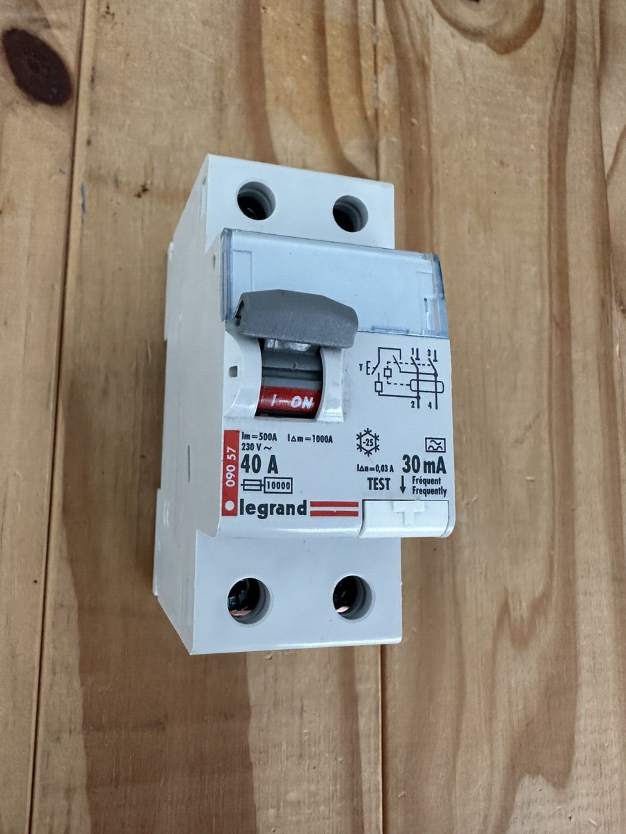 LEGRAND 40A 30MA 09057 2 DOUBLE POLE RCD RCCB 230V – PRO BREAKERS