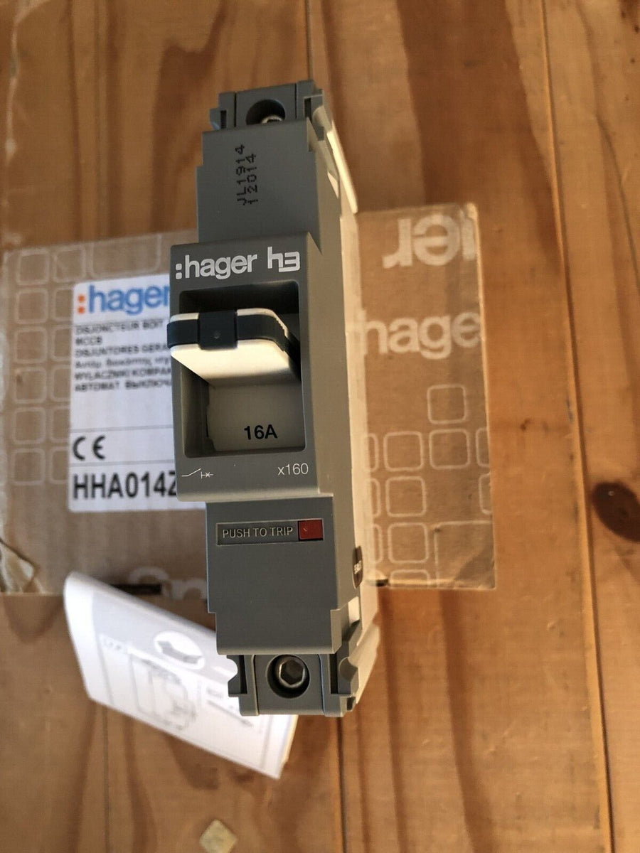 HAGER 16a 25kA MCCB HHA014Z 313594 TM X160 – PRO BREAKERS