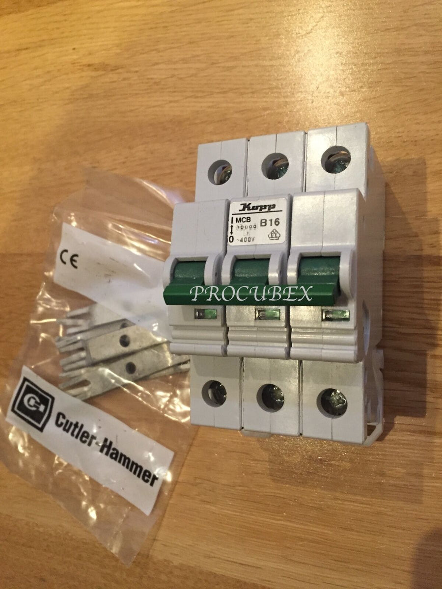 KOPP 16A MCB TYPE B B16 400V 3 TRIPLE POLE – PRO BREAKERS