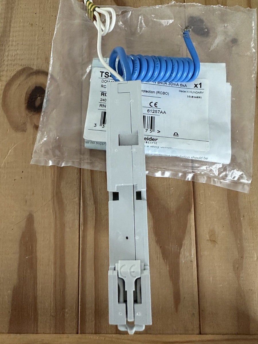 SQUARE D 40A 30MA DOM40B6R30 TYPE A RCBO 1 POLE 6KA TS43095 – PRO BREAKERS
