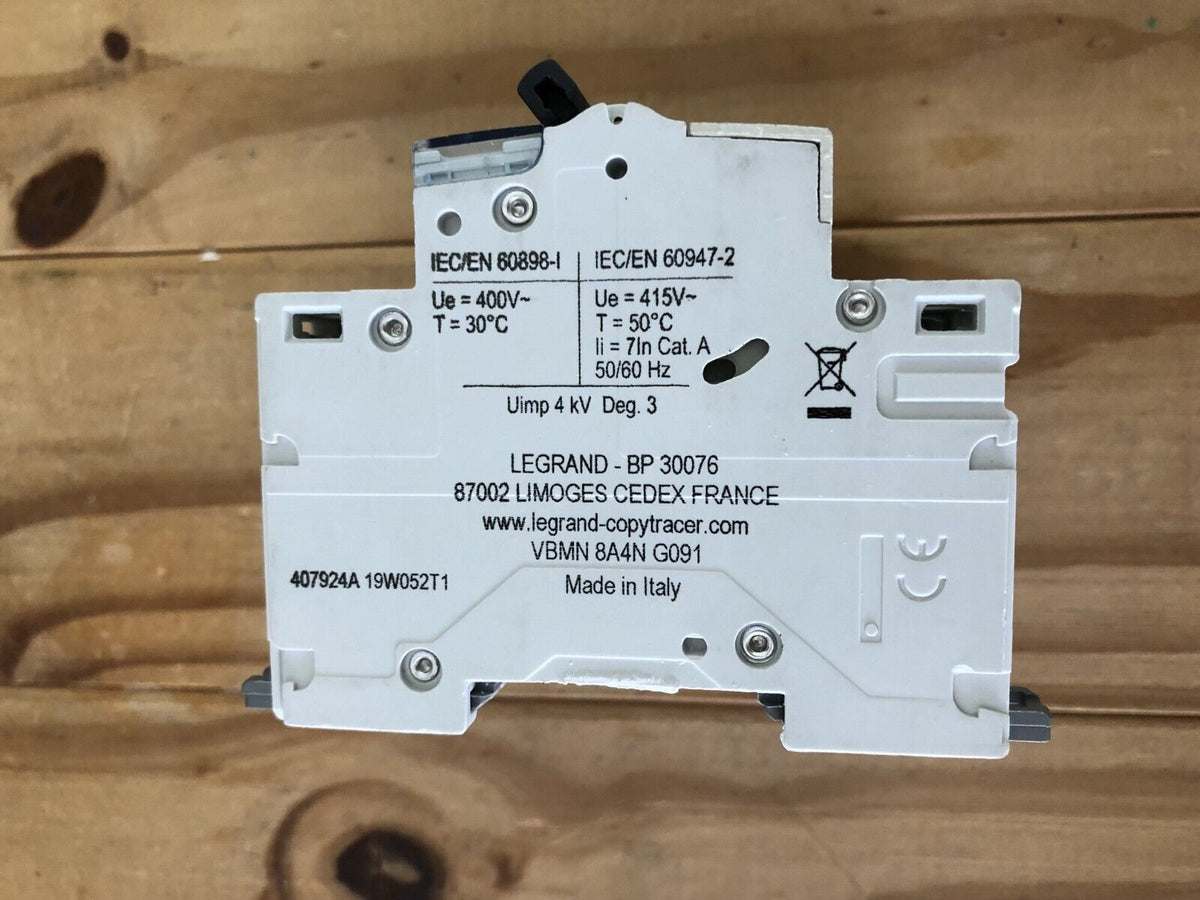 LEGRAND 6A 30MA MCB RCCB 4 POLES DX3 407924 TYPE C C6 400V – PRO BREAKERS