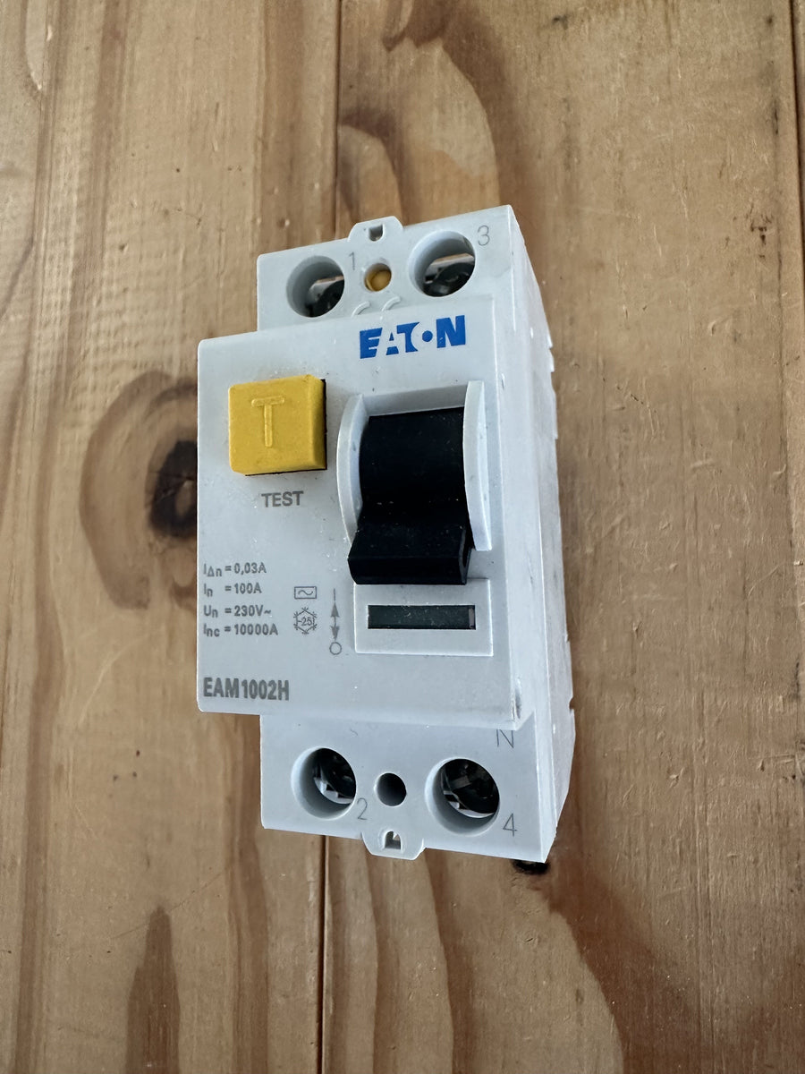 EATON 100A 30MA EAM1002H 2 POLE RCD RCCB TYPE 230V – PRO BREAKERS