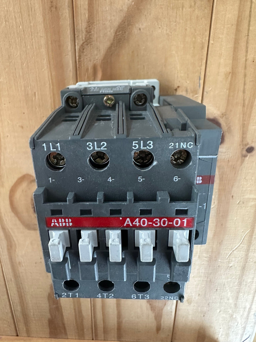 ABB A40-30-01 CONTACTOR + V5-1 INTERLOCK – PRO BREAKERS