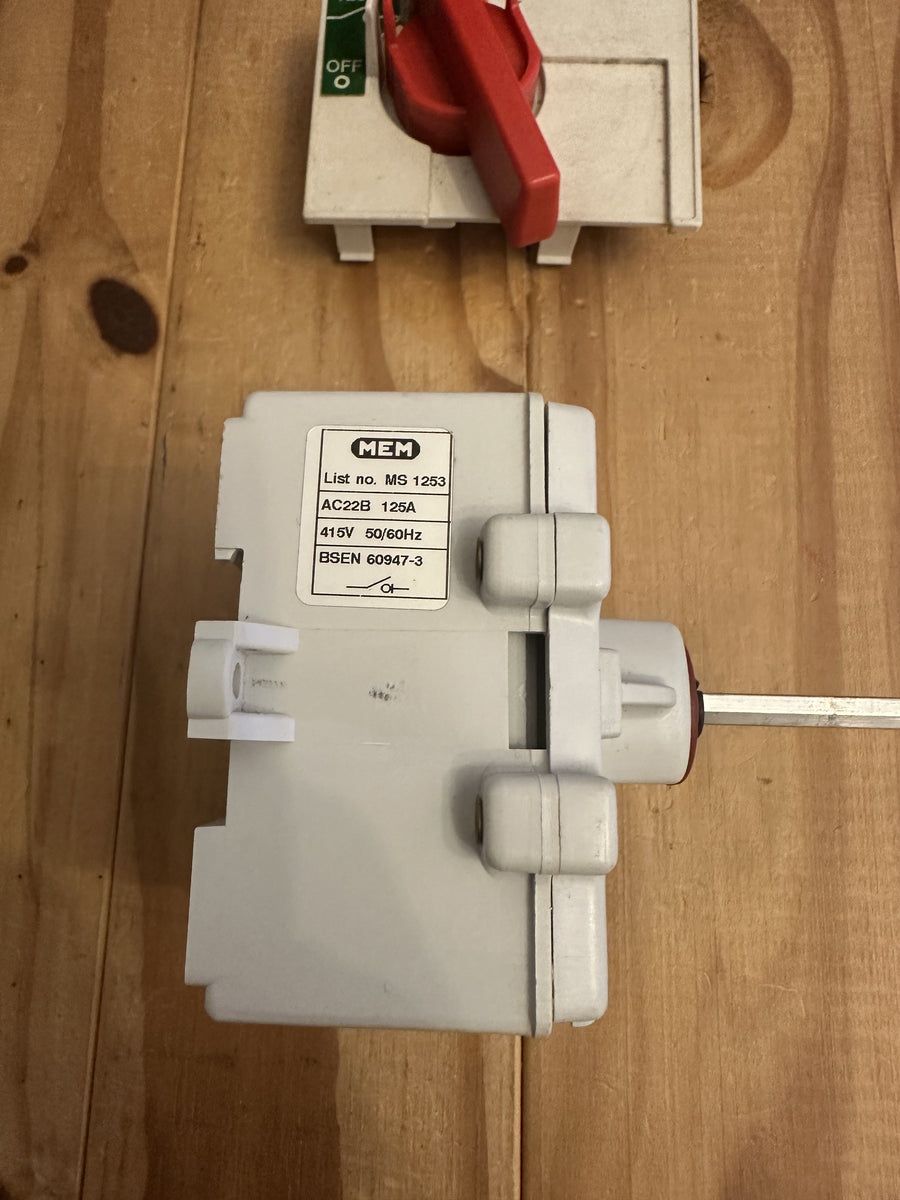 MEM Eaton Memshield 2 125 Amp Main Switch Disconnector 3 Phase Pole MS ...