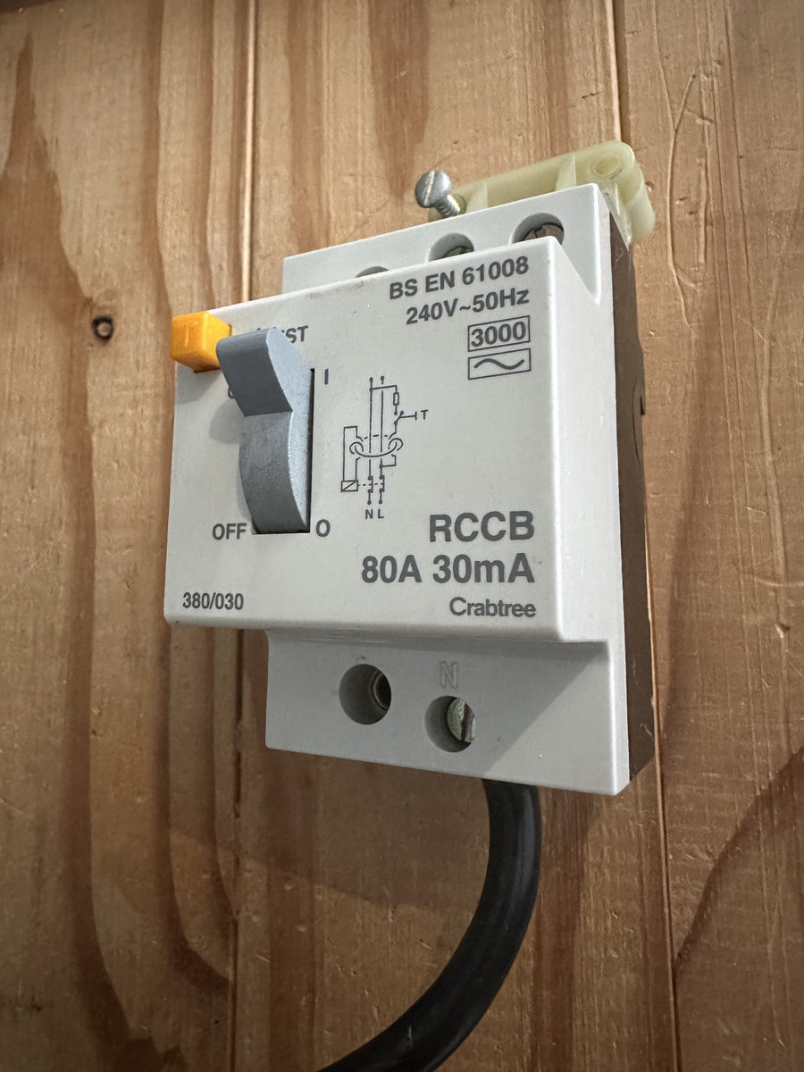 CRABTREE 380/030 80 AMP 30mA DOUBLE 2 POLE RCCB RCD – PRO BREAKERS