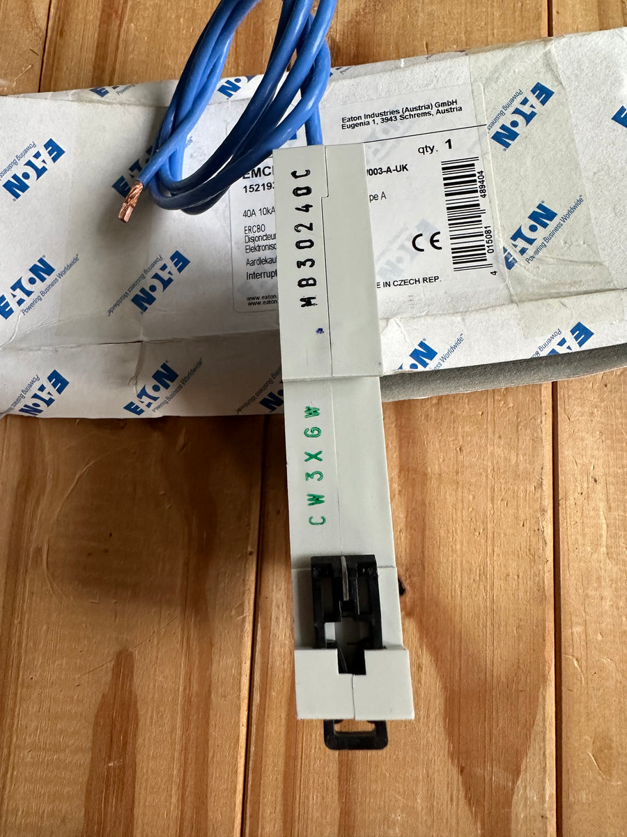 Eaton RCBO EMCH140R30C 40 Amp 30mA Type C 40A Memshield 3 C40 Compact ...