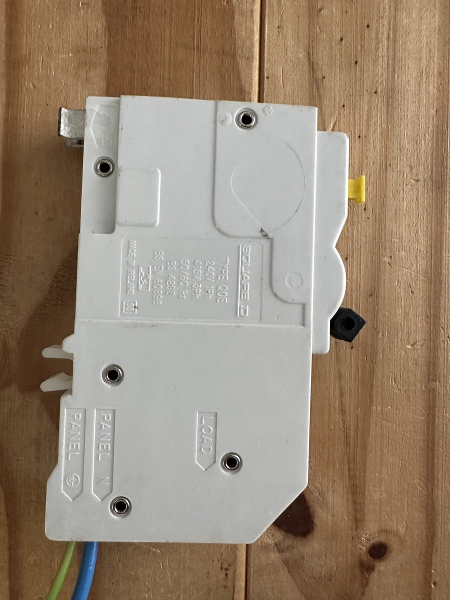 SQUARE D 10A 30MA RCBO QOE110C03 TYPE C PLUG IN OLDER TYPE C10 – PRO ...
