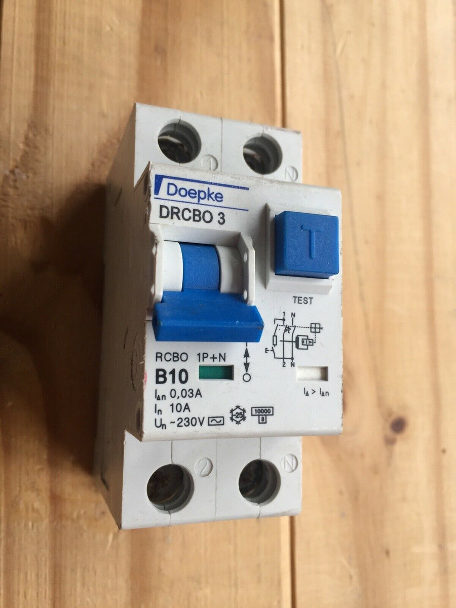 DOEPKE 10A 30MA DRCBO3 2 POLE RCD RCBO TYPE B B10 230V – PRO BREAKERS