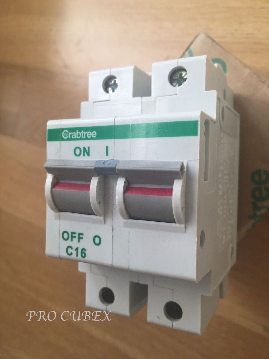 CRABTREE STARBREAKER 32A 30MA RCBO 1 POLE 62C/16 2 POLE – PRO BREAKERS