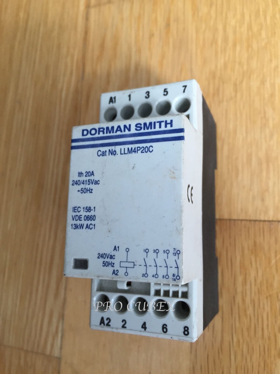 DORMAN SMITH 20A 4 POLE 230V COIL CONTACTOR LLM4P20C – PRO BREAKERS