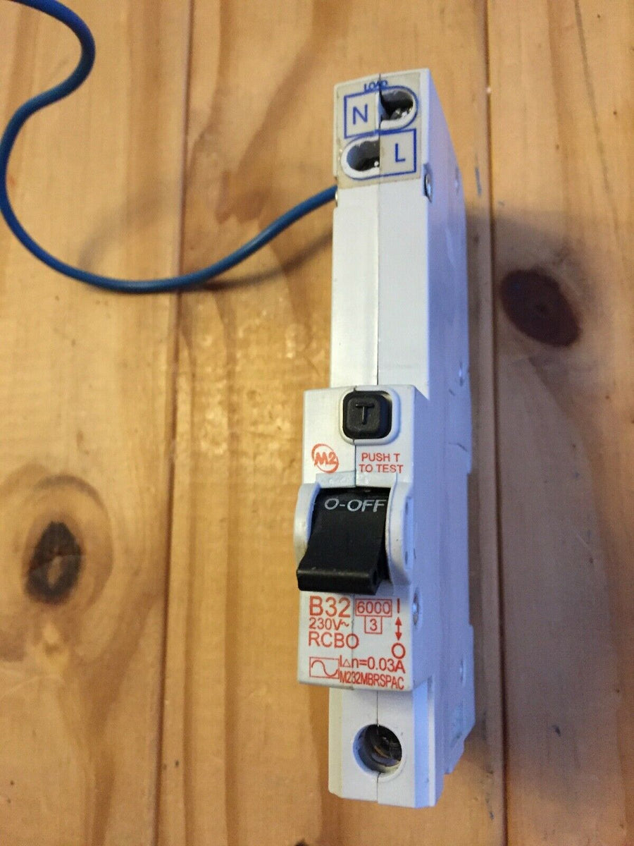 M2 32A 30MA TYPE B RCBO B32 1 POLE M232MBRSPAC 230V proteus – PRO BREAKERS