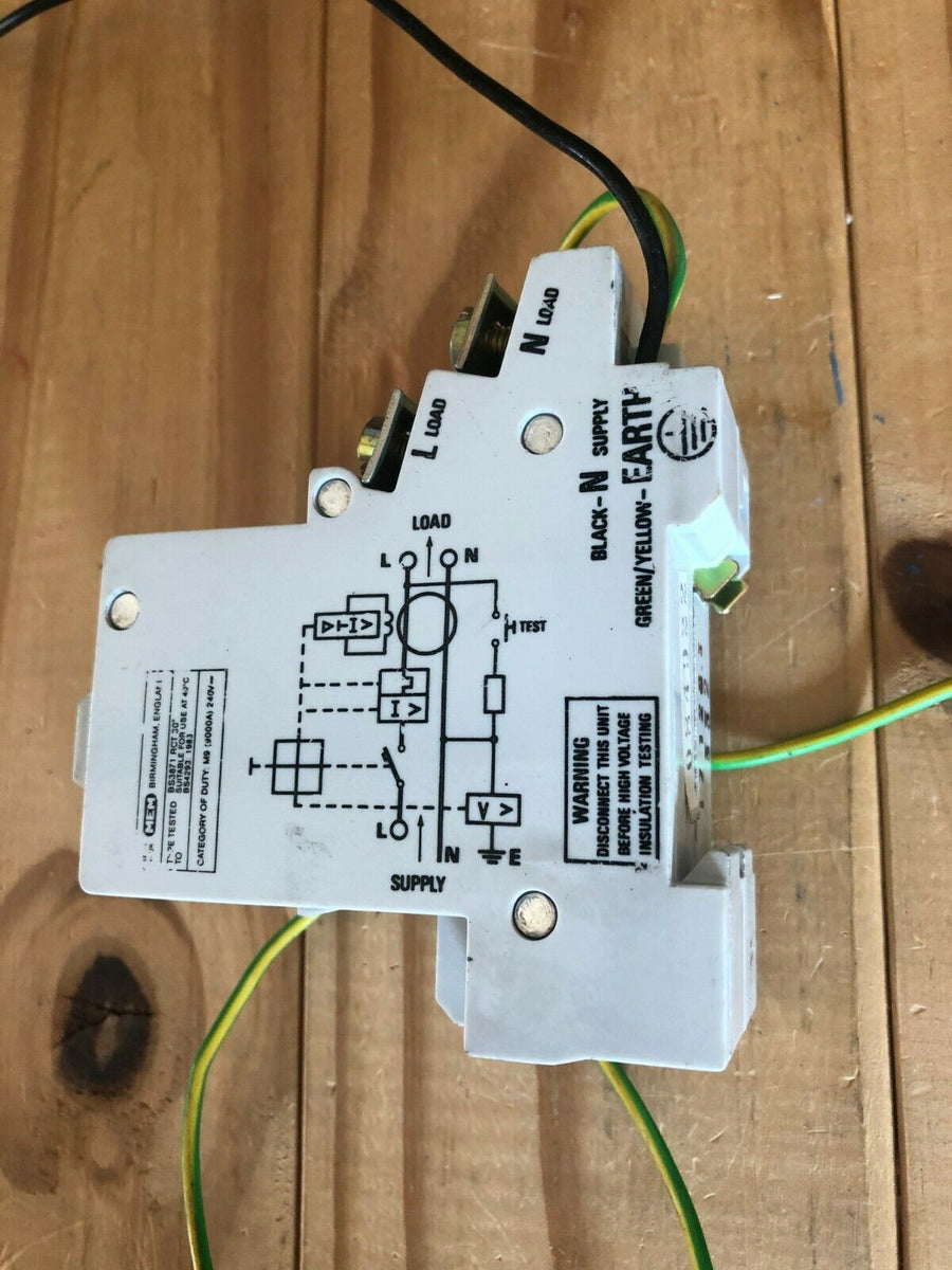 MEM EATON 32A 30MA TYPE C m9 RCD 2 POLE RCCB 240V BREAKER BILL 321MCR ...