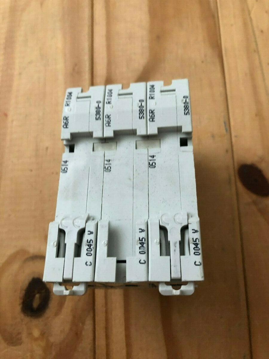 SCHNEIDER 16 AMP TYPE C 10kA TRIPLE POLE MCB CIRCUIT BREAKER C60HC 256 ...