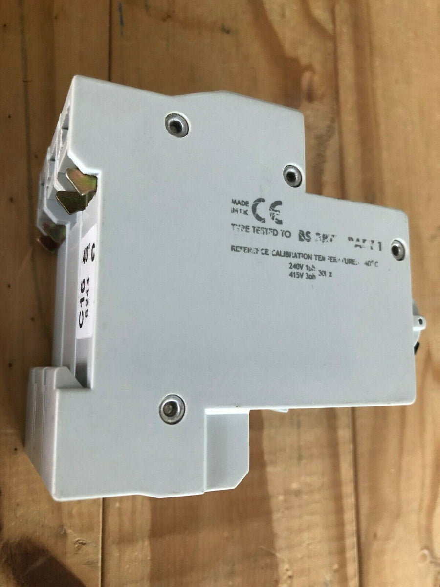 EATON 16A TYPE C M9 3 TRIPLE POLE MCB 163C 240/415V MEMSHIELD1 MEM BILL ...