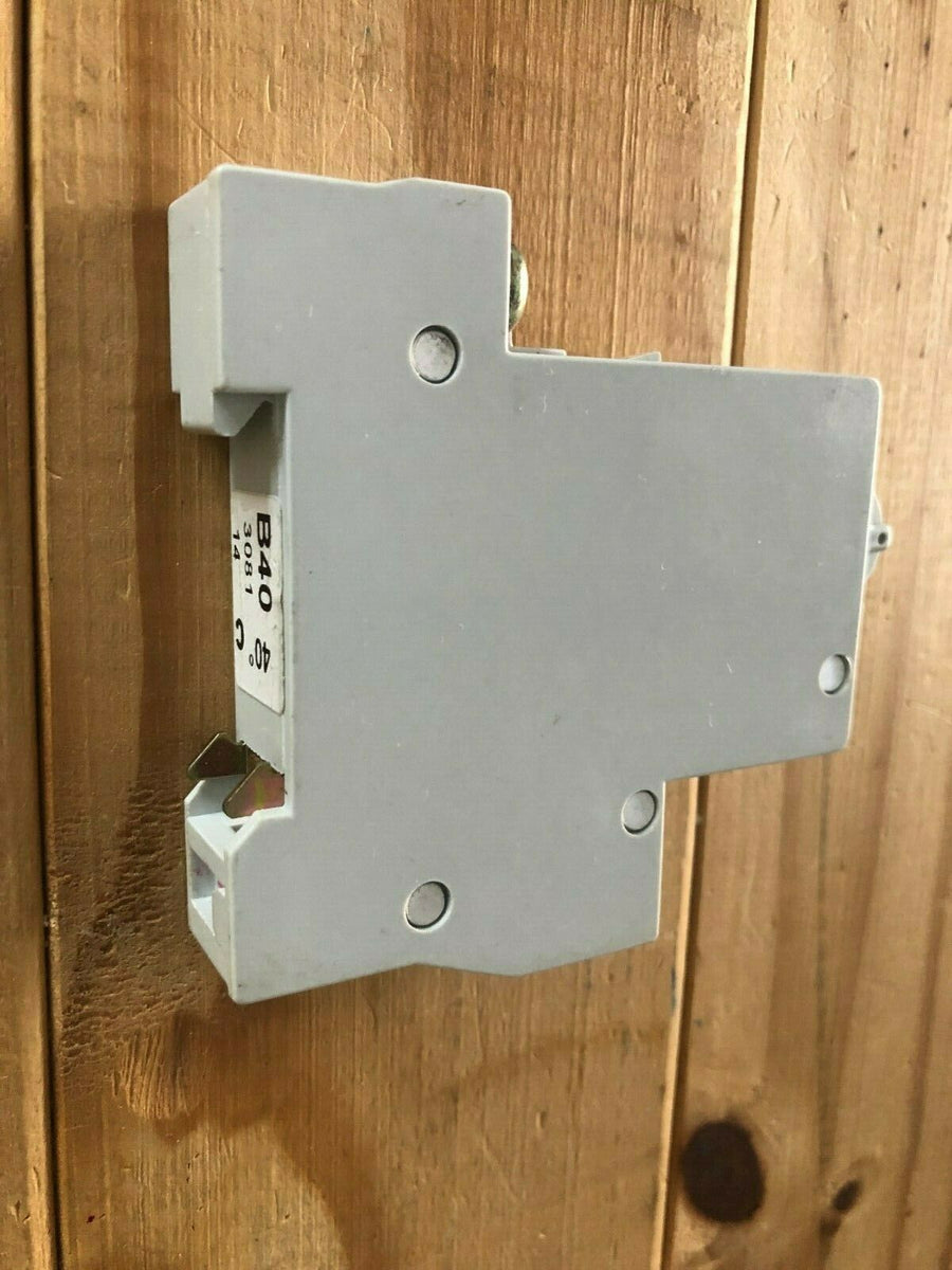 DELTA MEM MCB Type B 40 Amp M6 Single Pole Breaker 401QEB 401QB EATON ...