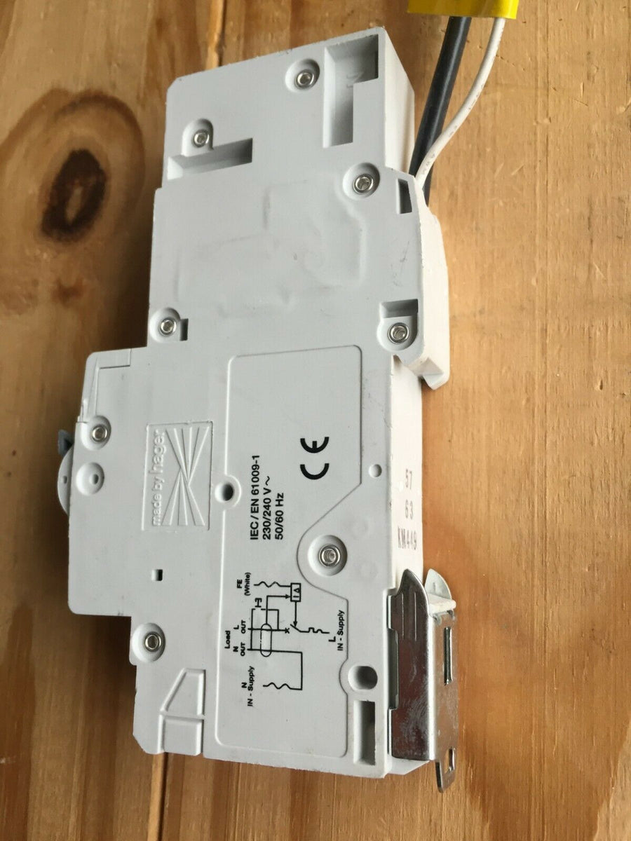 HAGER 16 AMP 30MA TYPE B RCBO RCD MCB ADN116 106362 B16 1 POLE – PRO ...
